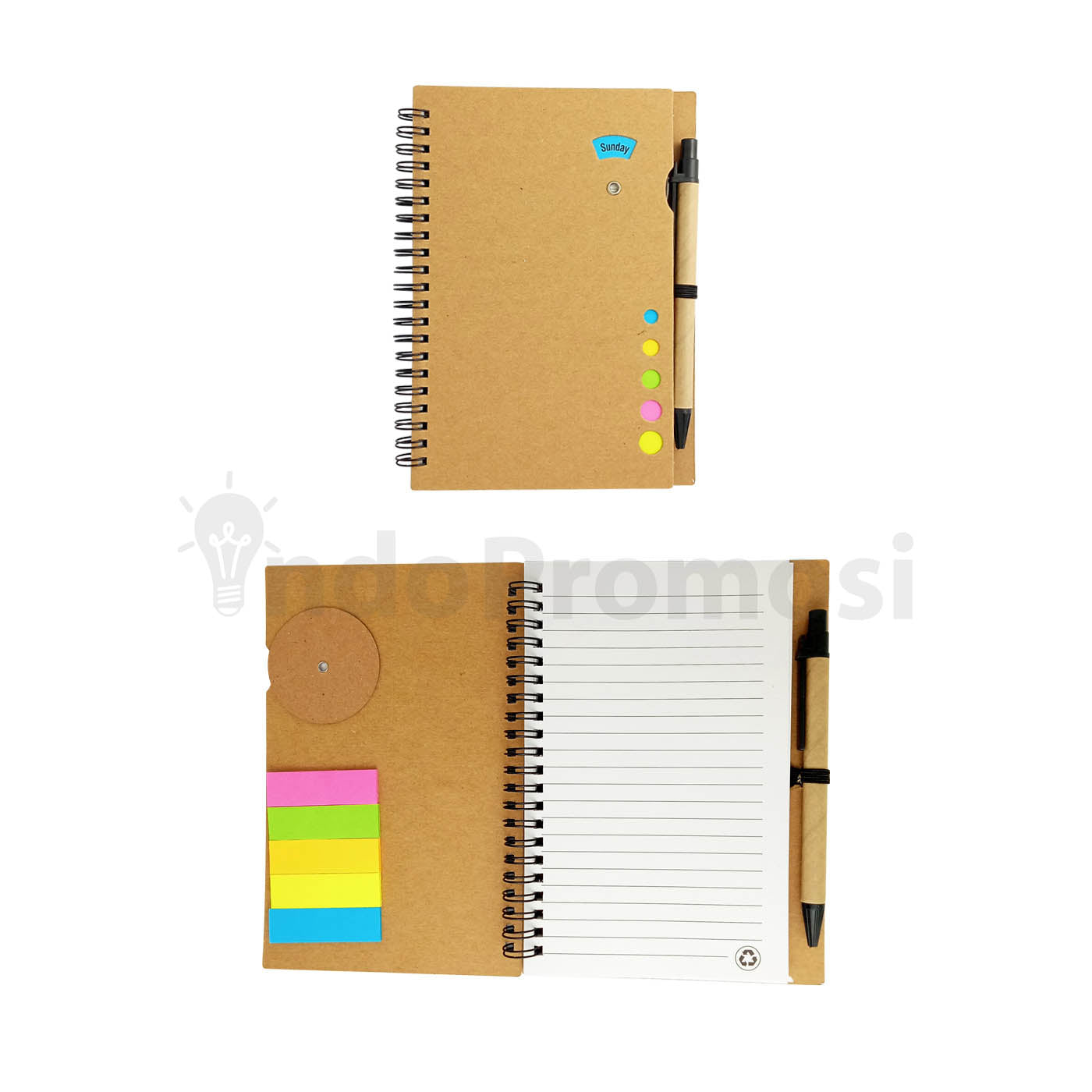 Supplier Notebook dengan Logo Perusahaan Anda - Indopromosi - indopromosi